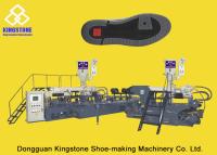 China Football Shoes Sole Injection Moulding Machine , Shoe Sole Making Machine 150-180 Pairs / Hour for sale