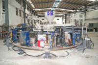 China 12 Stations 1/2 Color Boot Injection Molding Machine , Gumboots Making Machine for sale