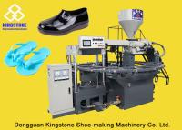 China Rotary Type 1/2 Color PVC Jelly Slippers Sandals Injection Molding Machine With Servo System for sale