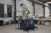 China Vertical Two Stations outsole Making Machine for PVC / TPR / ABS / TR / TPU / SEBS for sale