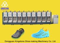 China Rain Boots Plastic Chappal Making Machine , Vertical Shoe Sole Mould Making Machine for sale