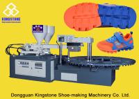 China Automatic Single / Double Color Shoe Sole Making Machine Two Density for sale