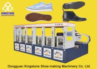 China Leather Shoe Sole Making Machine , Rubber Shoe Insoles Vertical Injection Machine for sale