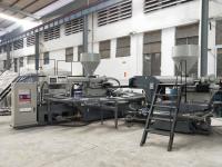 China Rotary 2 Color PVC PCU Slipper Making Machine With Air Blowing System for sale