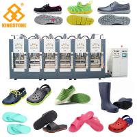 China EVA Plastic Sleeper Chappal Making Machine Vertical type 10 stations for sale