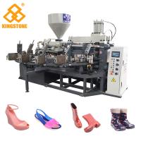 China 12 Stations Single Color Injection Molding Machine , Rotary Sandal Making Machine for sale