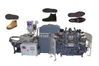 China Plastic / Canvas Shoe Sole Making Machine 10 / 12 Stations with 2 Years Gurantee for sale