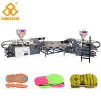 China Automatic Rotary PVC/TPR Shoe Sole Making Machine , Outsole Direct Injection Moulding Machine for sale