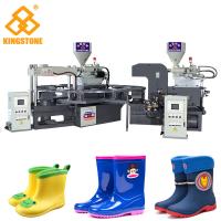 China PVC Short Boot Shoe Factory Production Line , Rotary Injection Molding Machine for sale