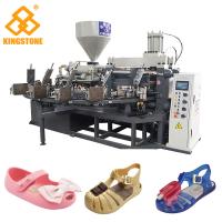 China Crystal Shoes Slipper Making Machine , PVC kids Jelly Shoe sandal Injection Moulding Machine for sale