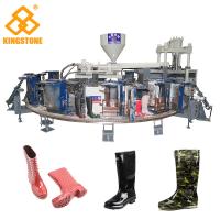 China 12 Stations 1/2 Color Boot Injection Molding Machine , Gumboots Making Machine for sale