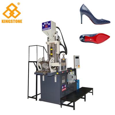 China Vertical Two Stations outsole Making Machine for PVC / TPR / ABS / TR / TPU / SEBS for sale