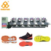 China Semi Automatic One Color Rubber Sole Making Machine For High Grade Leather Shoes for sale