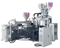 China Three Colors Pvc Air Blowing Injection Machine , Jelly Shoes Sandals Making Machine for sale