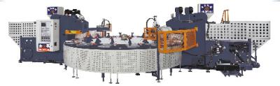 China 2-3 People Automatic Rotary Shoe Sole Making Machine For EVA Cold Shot Products for sale