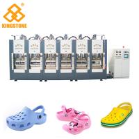 China EVA Vacuum Hot Press Foam Molding Machine , Vertical Injection Machine for sale