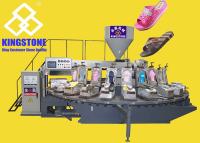 China Plastic Sleeper Chappal Making Machine Rotary Slippers Making Machine for sale