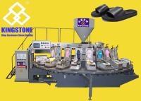 China Rotary Plastic PVC Shoes 24 Station Rubber Slipper Making Machine for sale