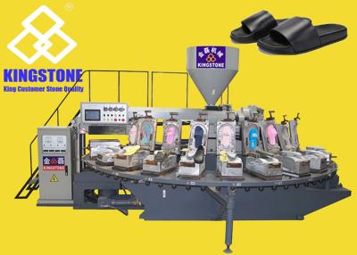 China Rotary Plastic PVC Shoes 24 Station Rubber Slipper Making Machine for sale