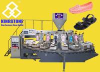 China Rotary Table 24 Station Air Blow Plastic Slipper Chappal Machine for sale