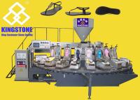 China Rotary Air Blow Injection Moulding Machine For Rubber Slipper for sale