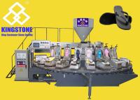 China Plastic Slipper Making Machine In Rotary Table Injection Moulding Machine for sale