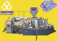 China 24 Station Air Blow PVC Flip Flop Slipper Chappal Making Machine for sale
