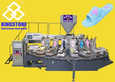 China Rotary Table Air Blow Rubber Slippers Making Machine for sale