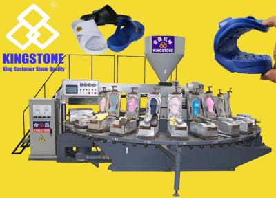 China 130 Pairs/Hour PVC Slipper Rotary Table Injection Molding Machine for sale