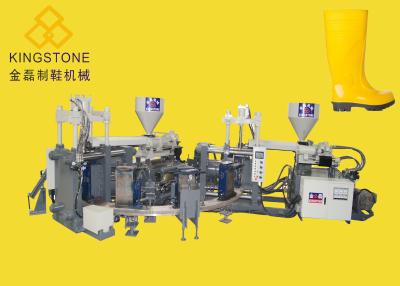 China Rotary Boots Double Colour Injection Moulding Machine 12 Stations for sale