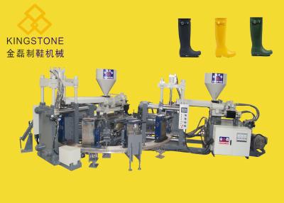 China Automatic Shoes Making Machine Two Color Injection Molding for sale