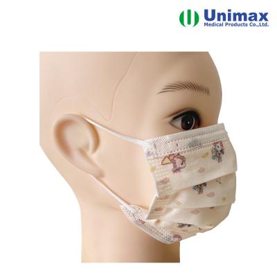China Disposable Non Woven Face Mask With Print For Children for sale