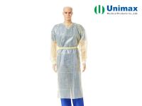 China Unimax Medical 3XL 40gsm Disposable Isolation Gowns for sale