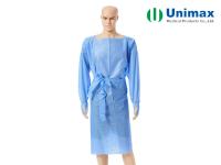 China CE FDA Surgical Robe SMS Disposable Isolation Gowns With Thumb Hole for sale