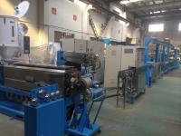 China Electrical Cable Wire Extrusion Line Machine for PVC PE PTFE Materials with 1000mm Pay-Off and 220m Accumulator for sale