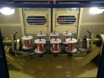 China FUCHUAN 0.64mm Copper Wire Bunching Machine with 7.5kW Motor Power and 2000 RPM Speed for sale