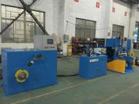 China Sky Blue Double Twist Bunching Machine Automatic Wire Rewinding 185-300mm for sale