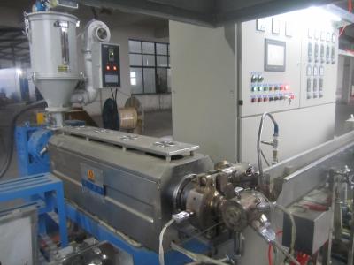 China High Temperature Plastic Extruder Machine Line with 45mm Screw, 25:1 L/D Ratio, and 20 kg/h Output for Fluoropolymer Processing for sale