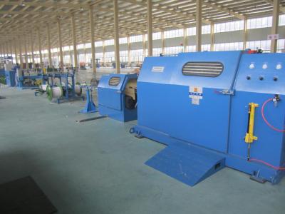China Sky Blue Frame Single Twist Machine for 1.0-6.0mm Core Wire with 3.7-7.5KW Motor Power for sale