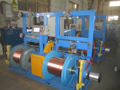 China FC-630 Double Shaft Wire Bunching Machine 630mm Active Type with 50-250 m/min Speed and PLC Control for sale