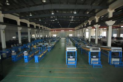 China Round Copper Wire Annealing Machine Sky Blue With Water Seal Protection for sale