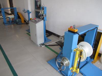 China Sky Blue Cable Extrusion Machine 120 Tension Rack with 500-630mm Bobbin and 400m/min Speed for sale
