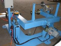 China Sky Blue Insulated Flexible Wire Extruder Machine For Optical Cable Sheathing Line for sale