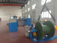 China Sky Blue Insulated Flexible Wire Extruder Machine for Optical Cable Sheathing Line 800mm for sale