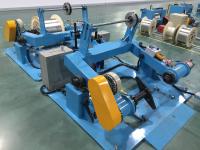China Fuchuan Sky Blue Electric Wire Extruder Machine for Single Wire Dia 6-25mm 90mm Screw for sale