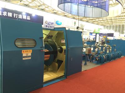 China Cable Double Twist Bunching Machine with 18.5-30KW Power for 0.3-2.52mm Wire Stranding for sale