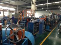 China FC-630-1 Double Heads Lutbarrels Pay Off Machine - 800m/min Speed, φ630mm Bobbin, 370W Motor for sale