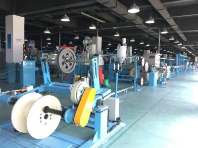 China FC-90 High Speed PVC Extrusion Machine with 80m/min Production and φ90mm Extruder for Wire Insulation for sale