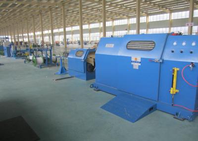 China Sky Blue 3Pcs Core Wire Cable Braiding Machine with 700 RPM Speed and φ800-φ1250 Bobbin Sizes for sale