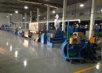 China PE SR-PVC Wire Extrusion Machine with 500mm Pay Off Bobbin for Φ2.0-5.0mm Wire Diameter and 300 m/min Speed for sale
